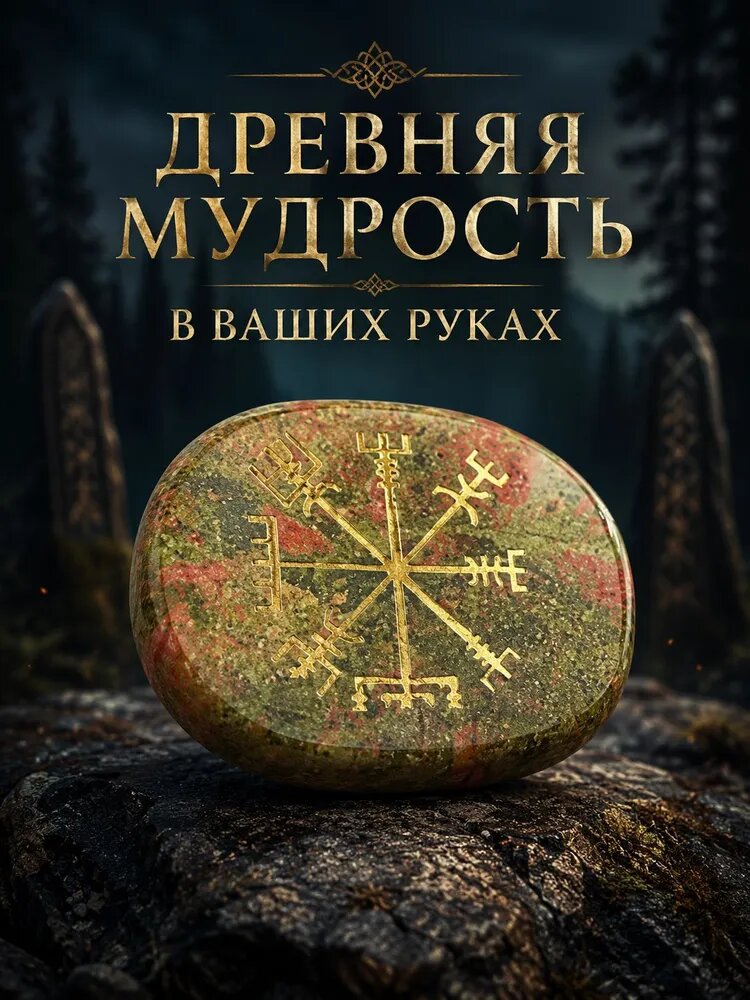 Вегвизир талисман, скандинавский рунический компас, магический амулет для защиты, гармонизации пространства и эзотерических практик