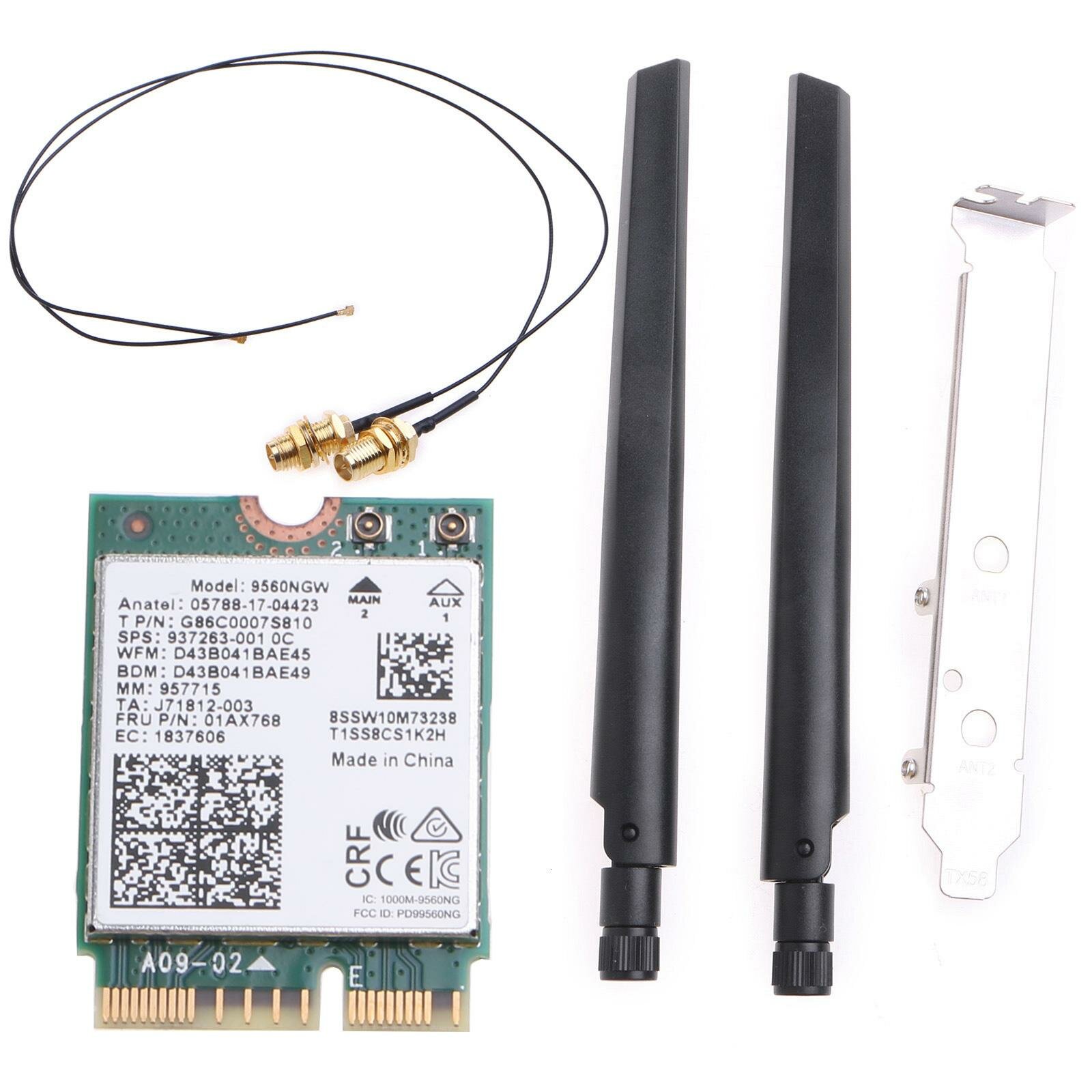 Карта WiFi 9560 802.11ac NGFF M.2 Key E