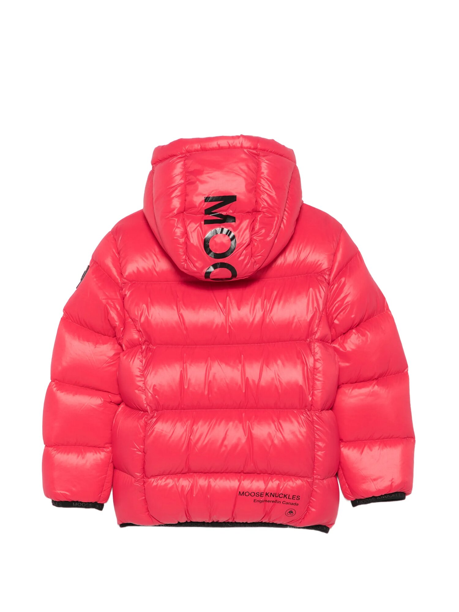Куртка Quilted hooded jacket, размер 158-164, темно-синий/бежевый/красный — фото 1