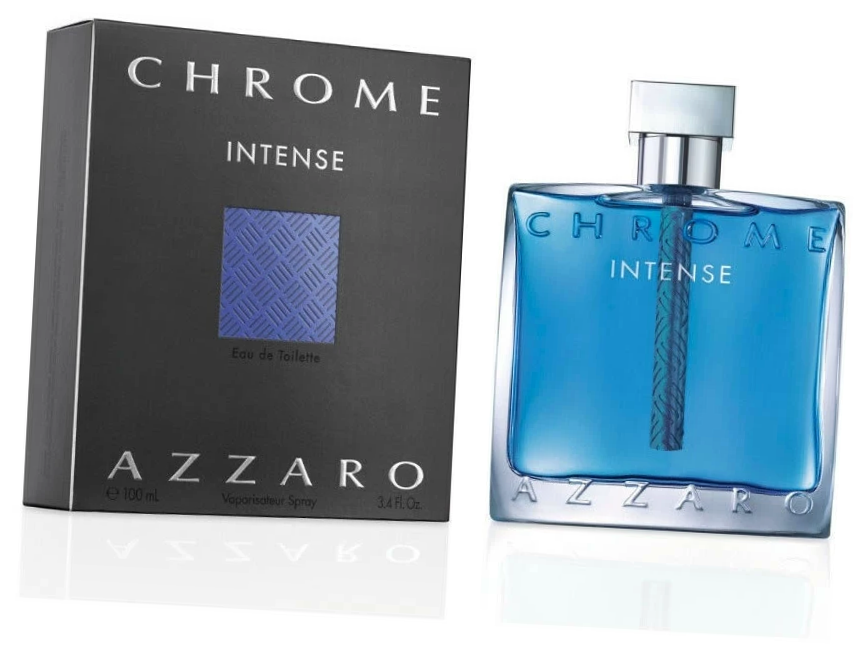 Мужская туалетная вода Azzaro Chrome Intense 100 мл - Азаро Хром Интенс