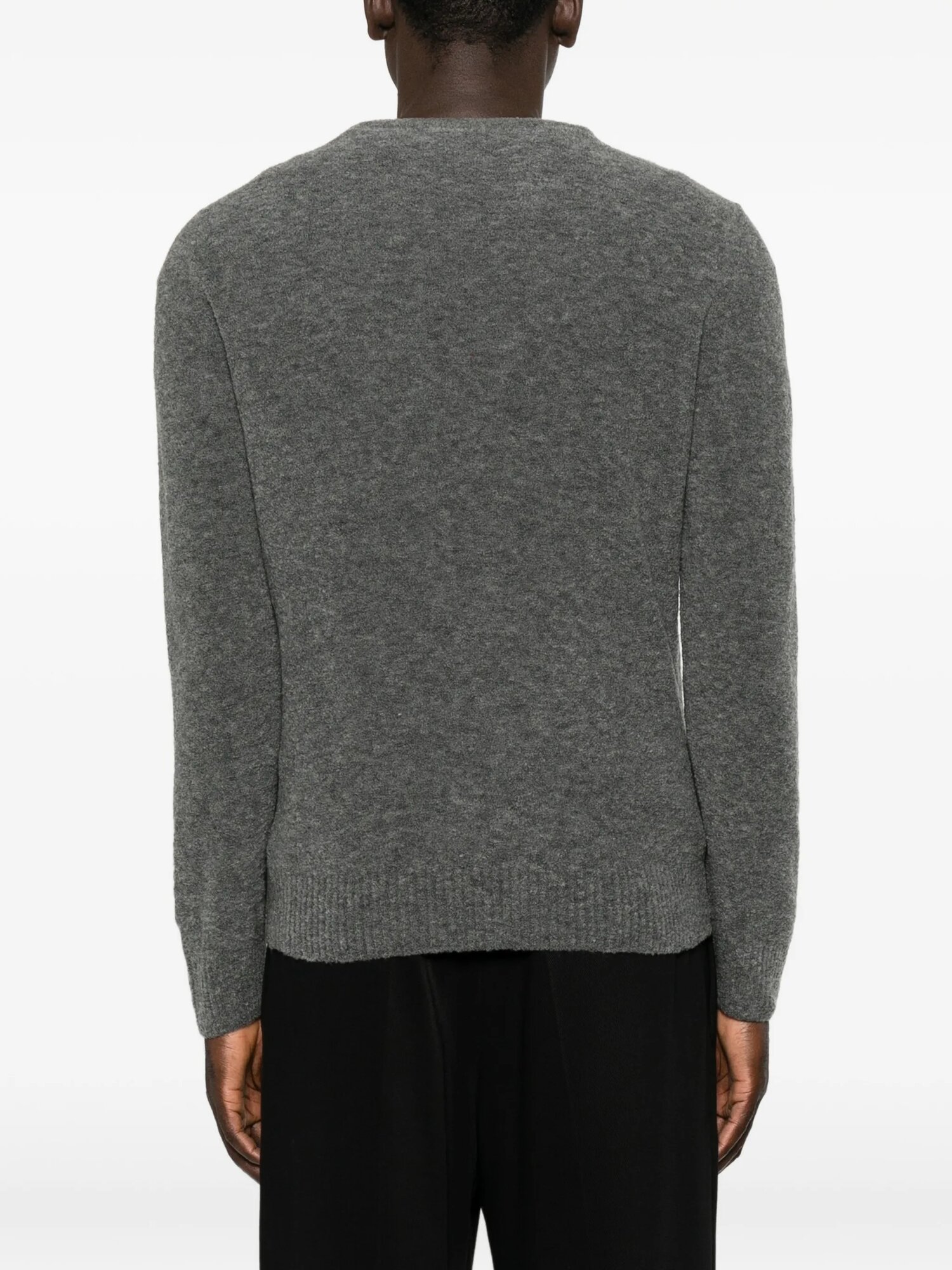 Свитер La Fileria Fine-knit crew-neck sweater, размер 48, , серый — фото 1