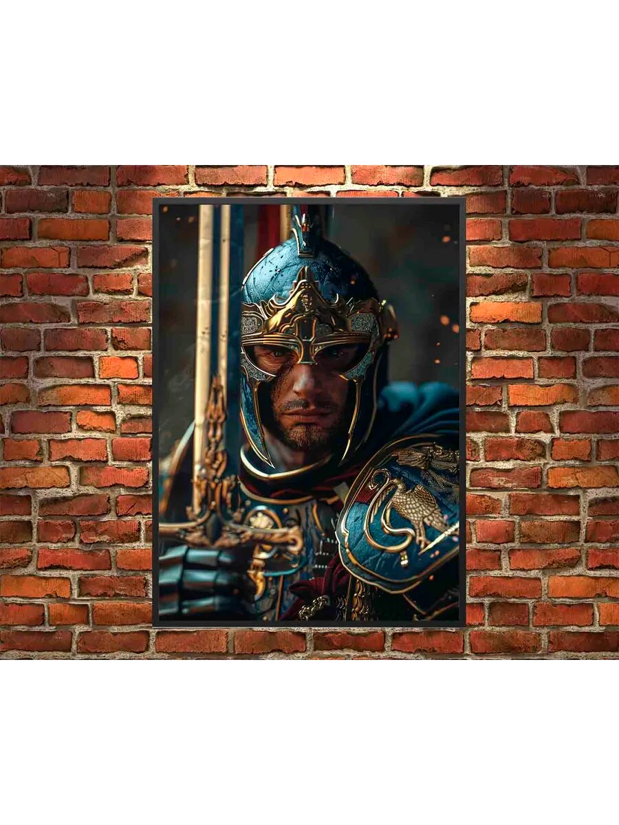 Голубь-птица-гладиатор 1, Плакат 30x42см