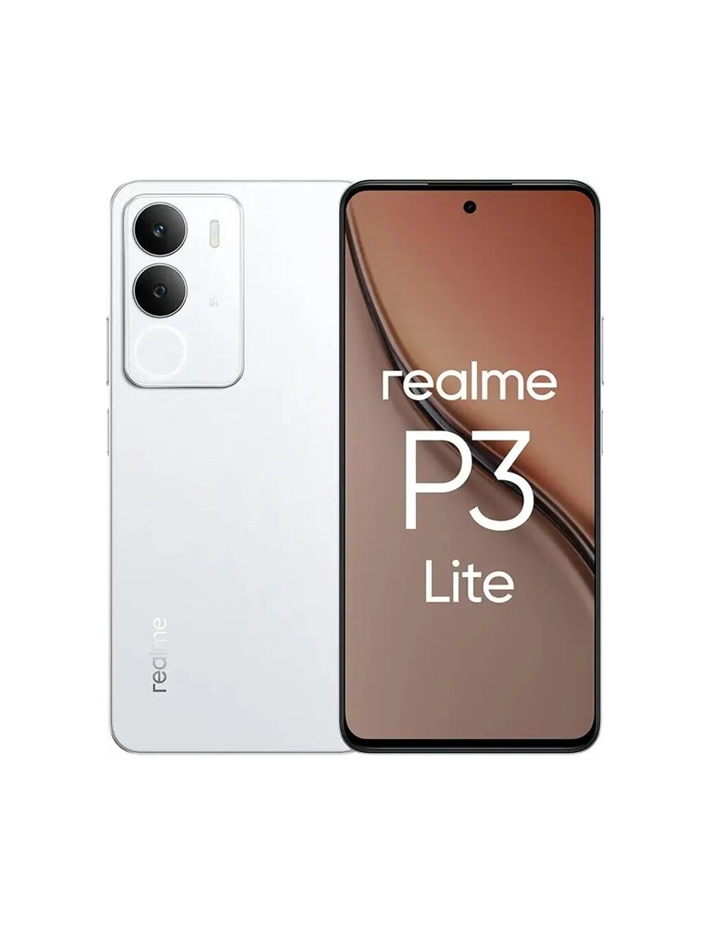 Смартфон realme P3 Lite 4/128 ГБ, RU, Dual nano SIM, белое облако