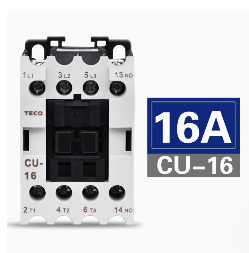 Контактор TECO CU-16 16A AC220V