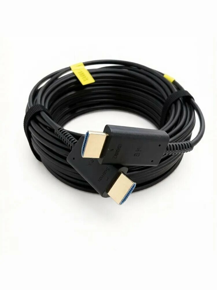 Видеокабель HDMI/HDMI, 20 м, черный