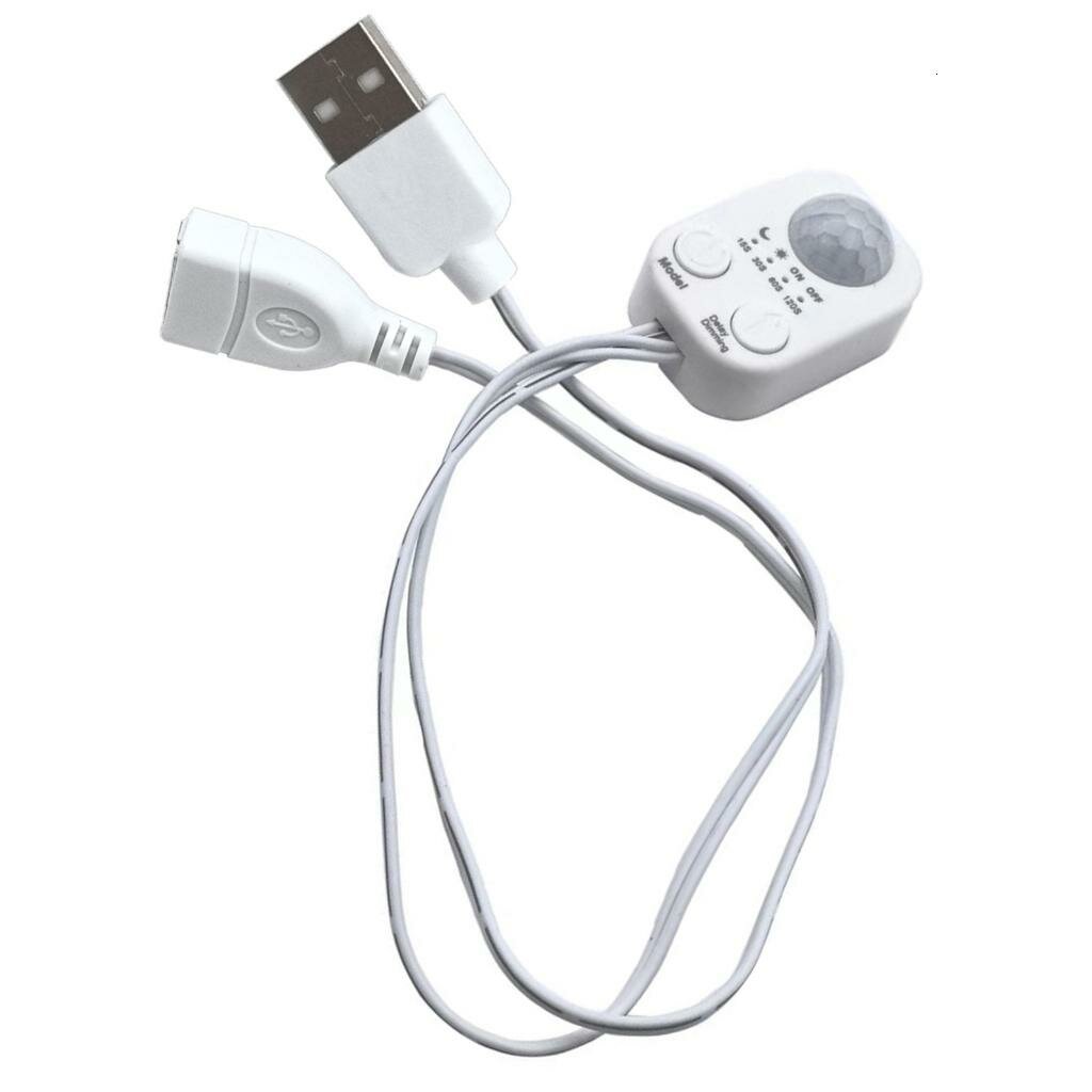 Датчик освещенности 5В/24В с регулировкой задержки, USB