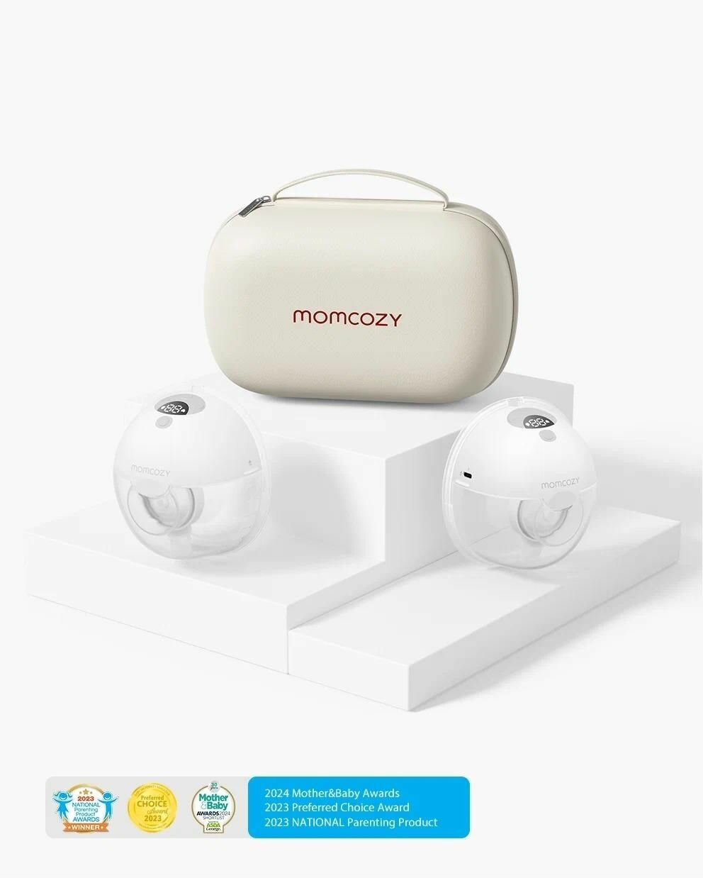 Молокоотсос Momcozy Мамкози M5 беспроводной электрический портативный 2 шт