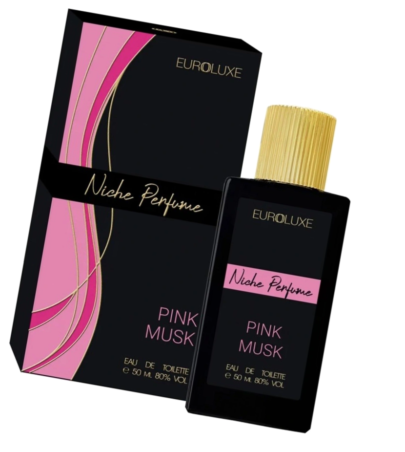Euroluxe Pink Musk туалетная вода 50 мл женская - Евролюкс Пинк Маск нежный мускус