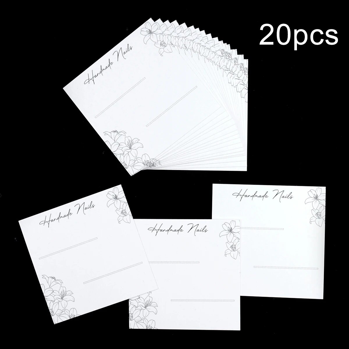 Карты для ногтей 20шт, Цвет: 20pcs B10