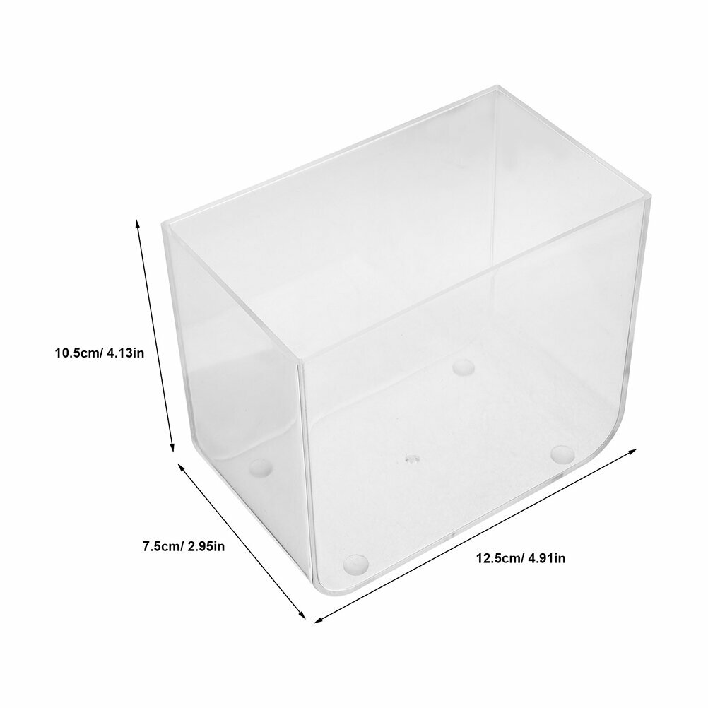 Прозрачный Аквариум Для Бетты 12 50X10 50X7 50Cm Компактный Открытый Аквариум Для Маленьких Пространств Переносной
