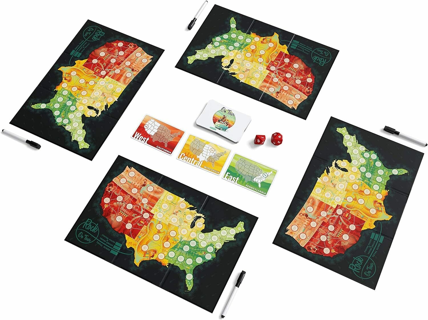 Настольная игра BoardGameTables On Tour / Турне на английском языке — фото 1