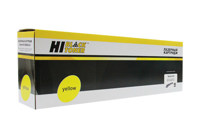 Тонер-картридж Hi-Black (HB-TK-8115Y) для Kyocera Ecosys M8124cidn/M8130cidn, Y, 6K
