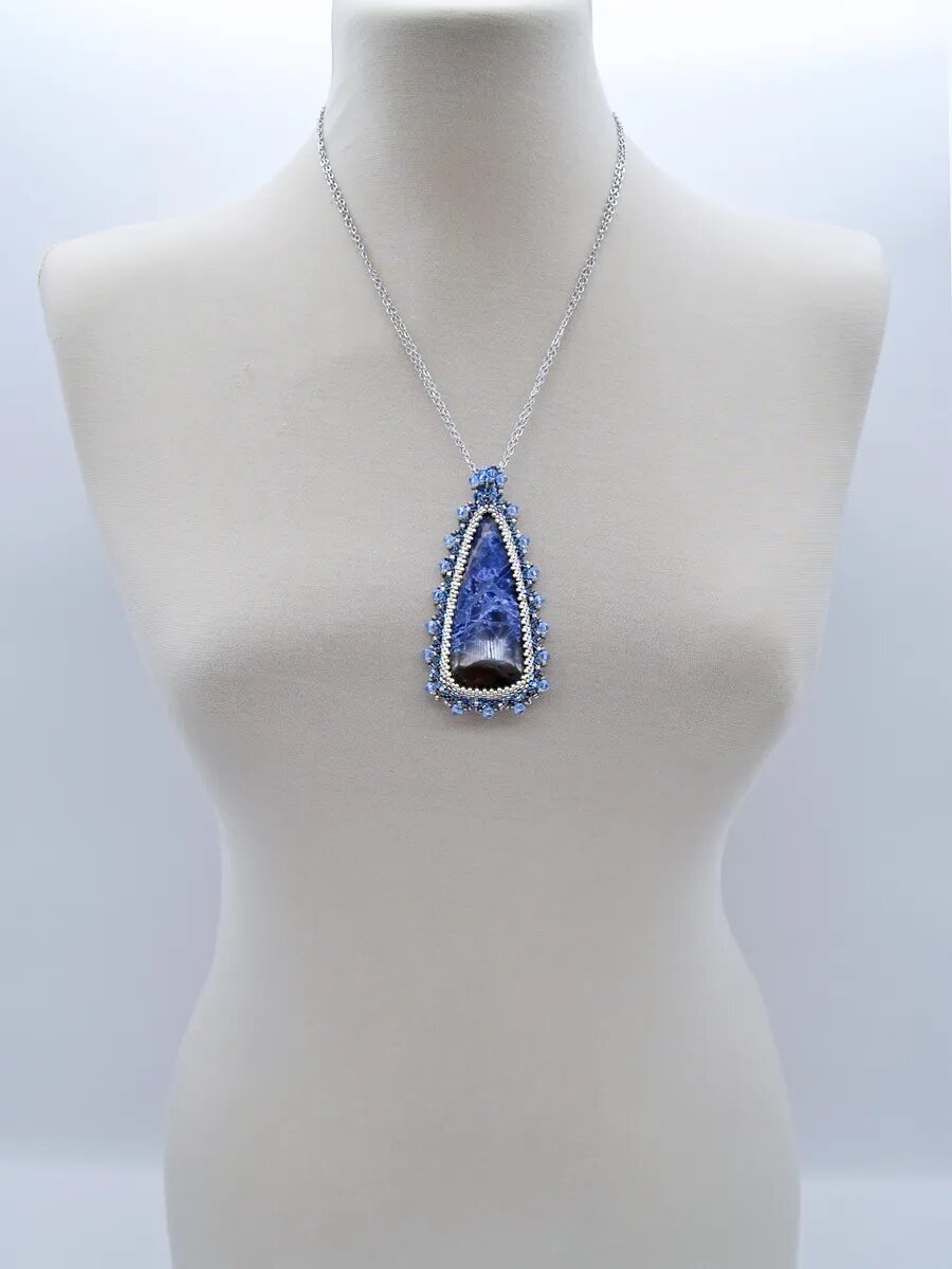 Колье, кристаллы Swarovski