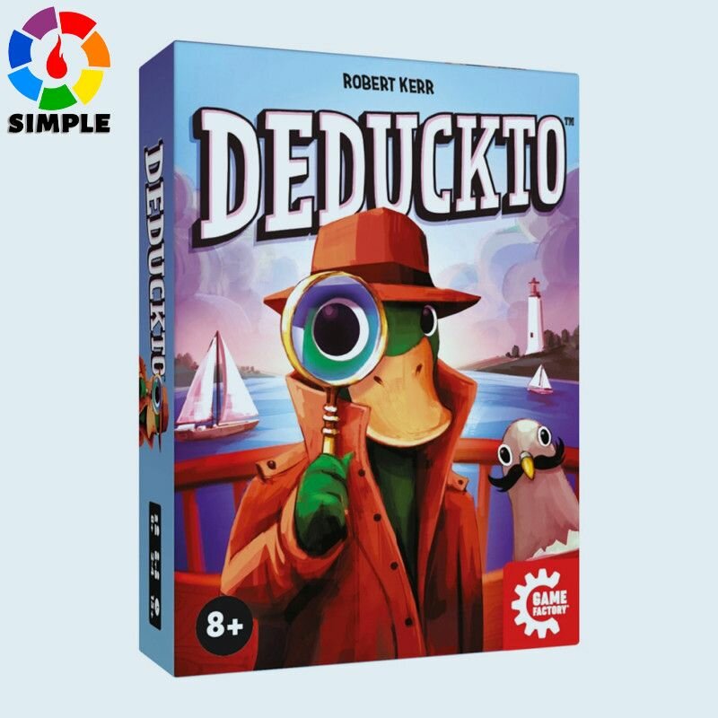 Gamewright - Deduckto - Игра на дедукцию - Карточная игра для детей от 8 лет и старше - Отлично подходит для семейного вечера игр!