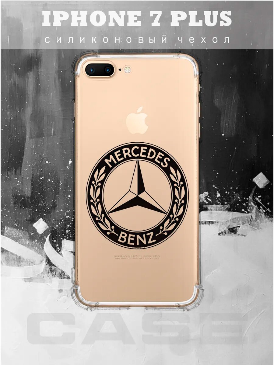 Чехол на IPHONE 7 PLUS / 8 PLUS с принтом Mercedes-Benz