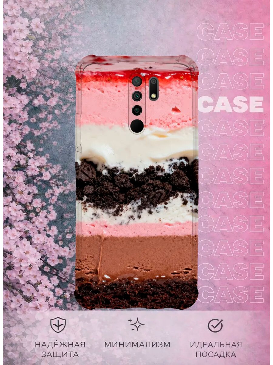 Чехол на Xiaomi Redmi 9 с принтом Торт с орео