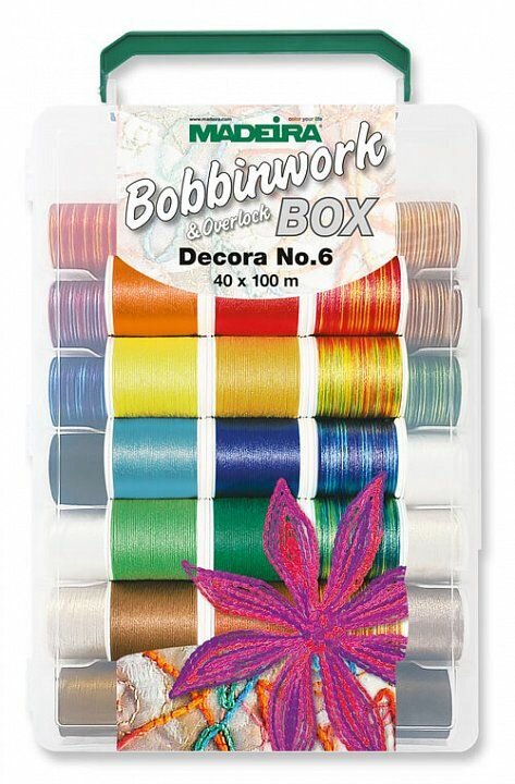 Набор ниток для шитья Madeira BOX DECORA №6, 40*100м