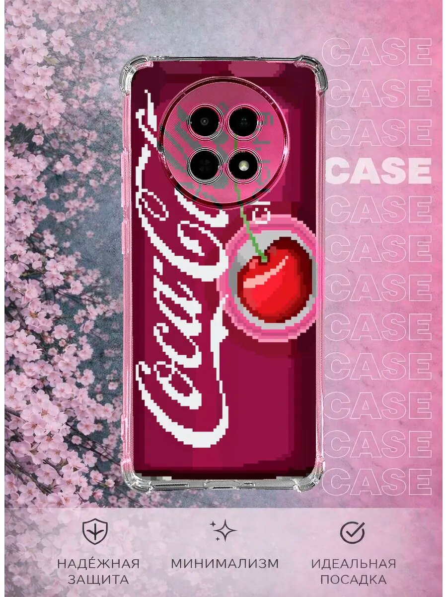 Чехол на Realme 12 с принтом Coca Cola Cherry
