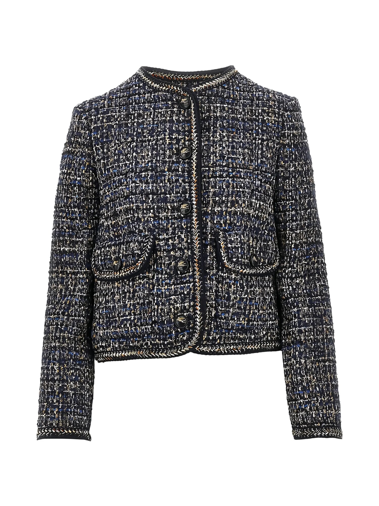 Куртка Tweed-effect button-up jacket
