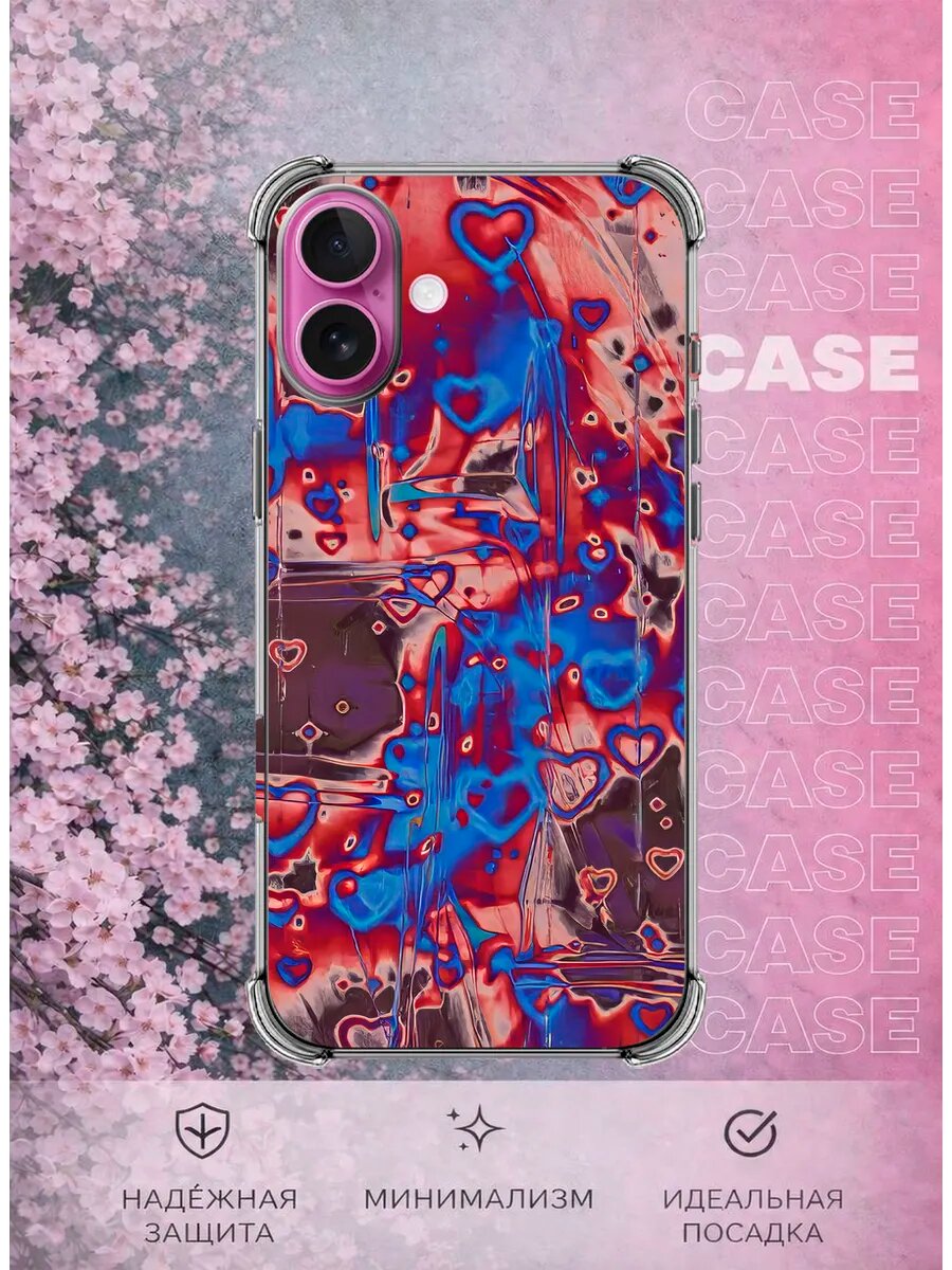 Чехол на iPhone 16 с принтом Y2K Pinterest