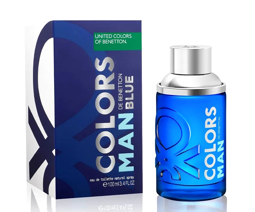 Benetton Colors Man Blue туалетная вода 100 мл для мужчин / Бенеттон Колорс Мен Блу