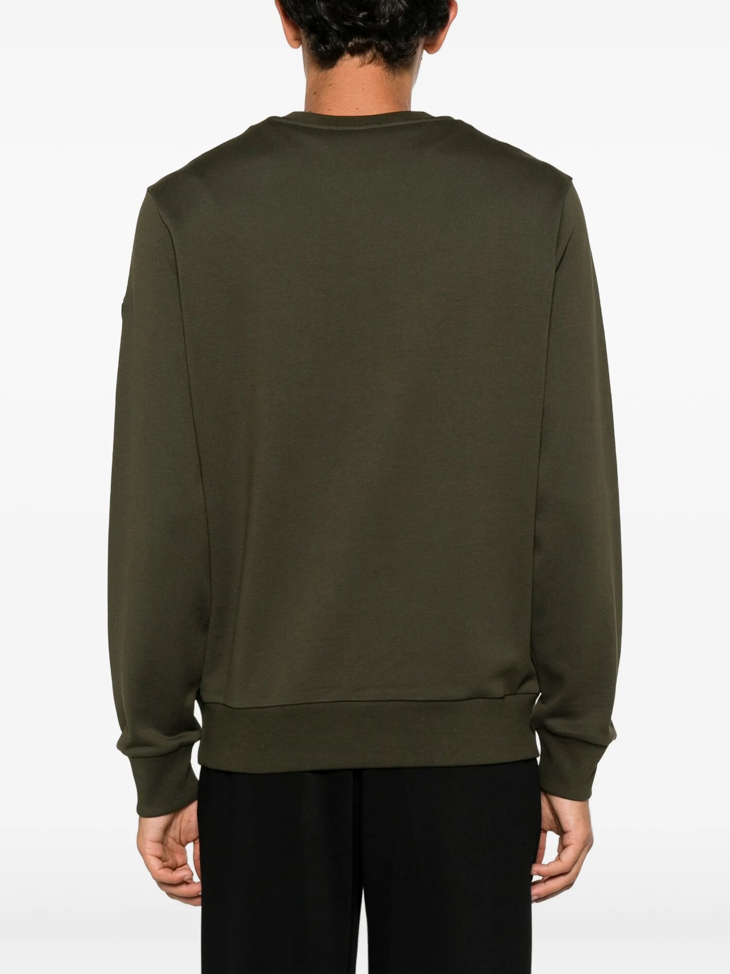 Толстовка Moncler Logo-embossed sweatshirt, размер 52, , green — фото 1
