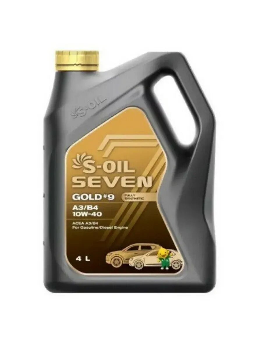 DRAGON S-oil SEVEN GOLD9 SN 10W-40 A3/B4 (4л) E108217