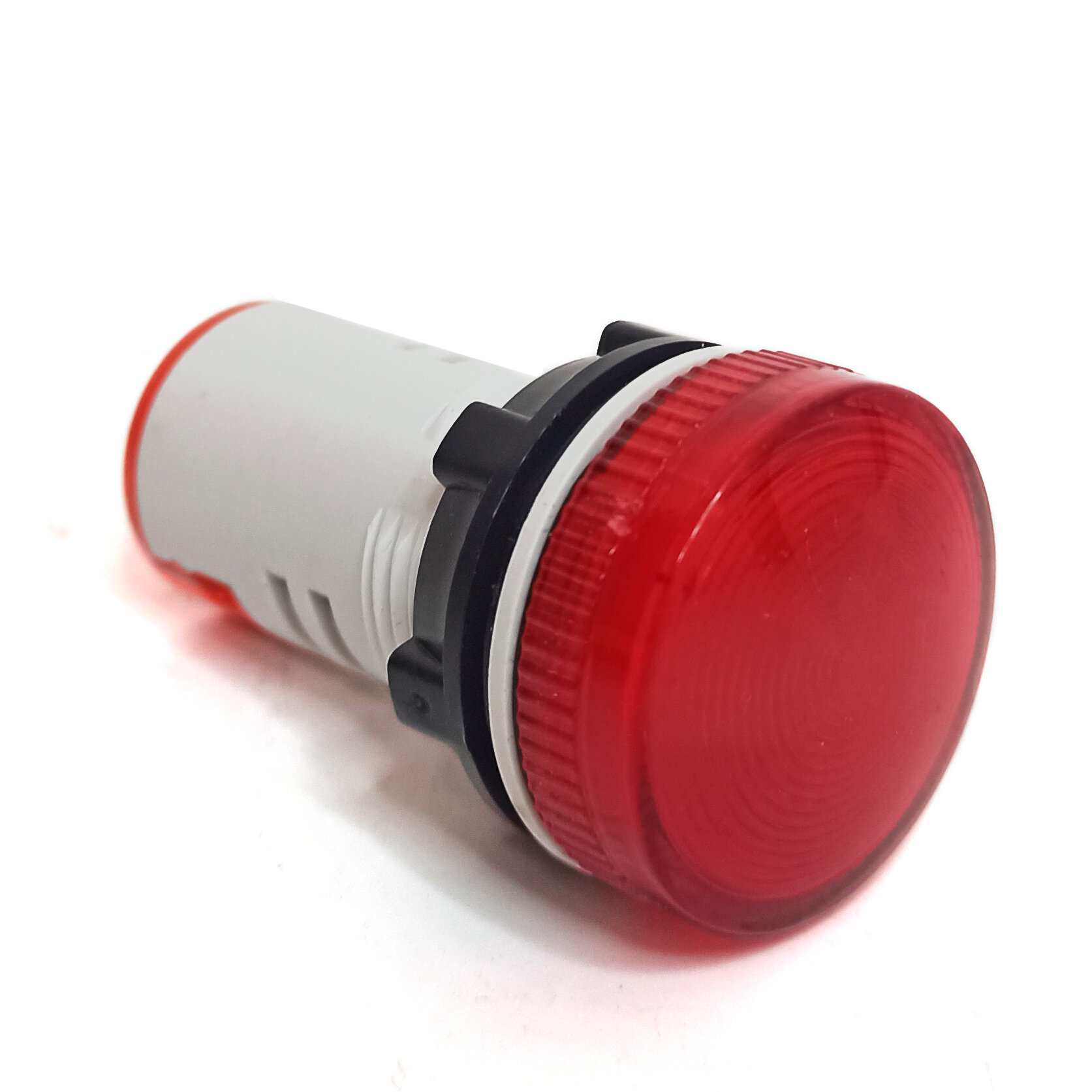 АД(AD)-22 красный 24В IP67 AC/DC белый корпус Индикатор светодиодный