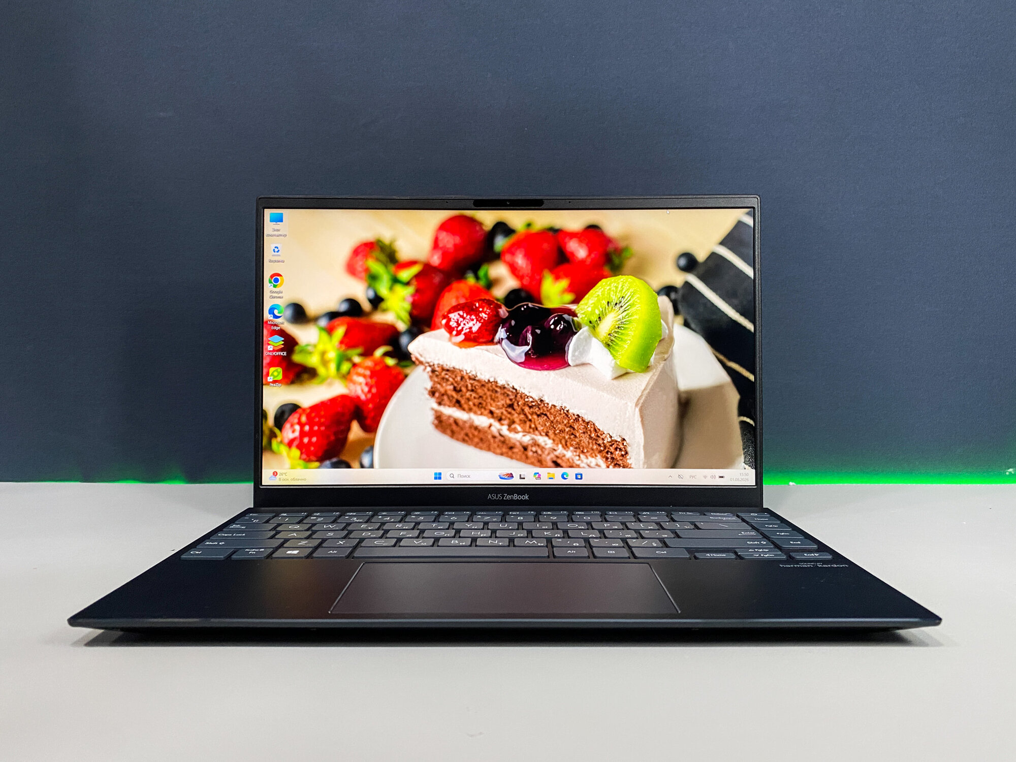 Ноутбук Asus ZenBook 14"/AMD Ryzen 5 5500U 6/12*2.10-4.00GHz/AMD Radeon/16Gb/SSD128Gb