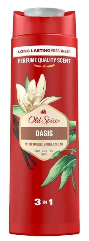 Средство для душа Old Spice Oasis 3 в 1, 400 мл