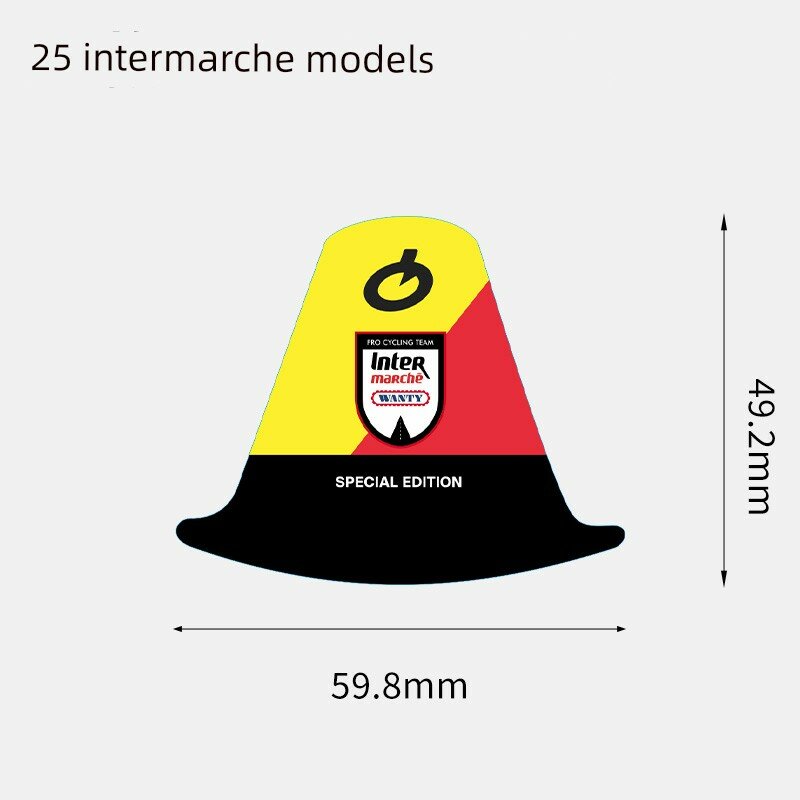 Наклейка 2025 INTERMARCHE Team для седла велосипеда, 3M клейкая наклейка