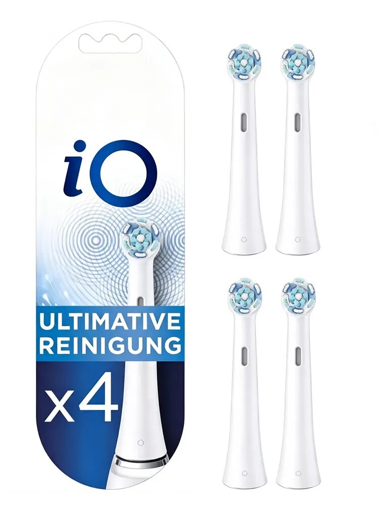 Oral-B iO Ultimate Clean White 4 шт Насадки для электрической зубной щетки