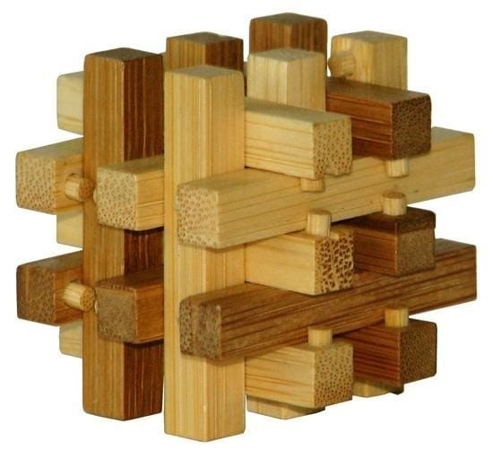 Головоломка Eureka! Bamboo Slide, бежевый, уровень 4