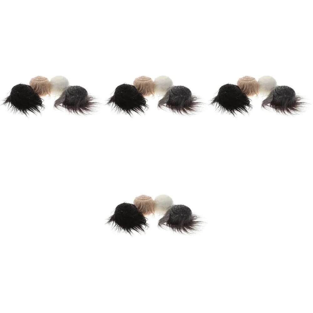 Флисовый искусственный мех 16 полосок для творчества и изготовления бороды гнома