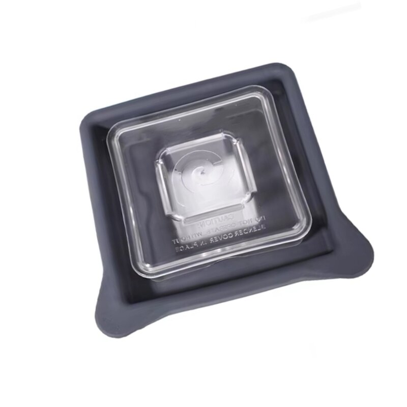 Квадратная Крышка для Чаши Блендера Высокопрочный Пластиковый Блендер с 4 Боковыми Крышками Простая Установка для ресторанов и домашнего использования