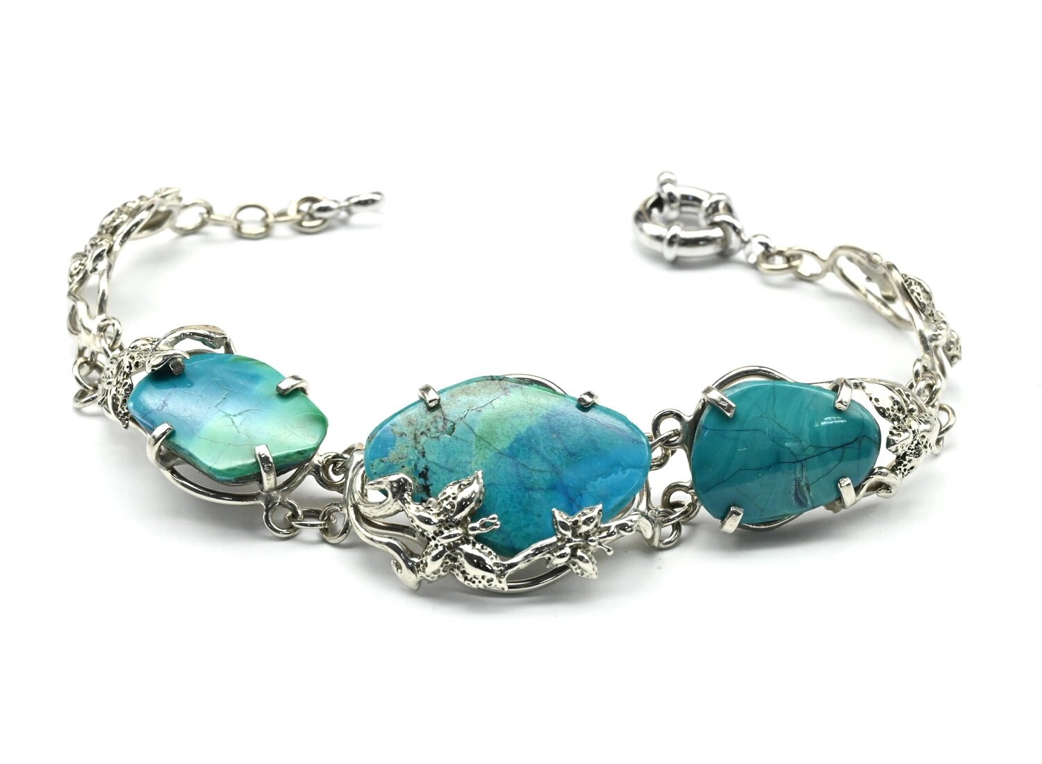 Браслет, хризоколла