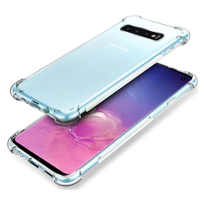 Силиконовый чехол Samsung Galaxy S10 5G, прозрачный