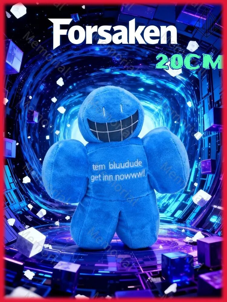Мягкая Игрушка forsaken chance/forsaken two time 20CM синяя плюшевая игрушка