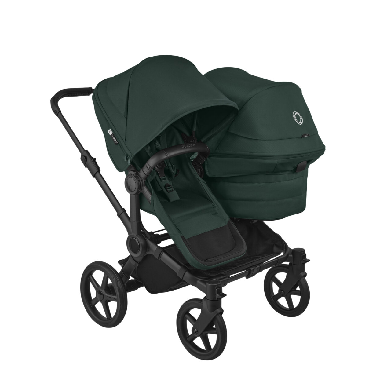 Детская коляска 2 в 1 Bugaboo Donkey 6 Duo на шасси Black (fern green)