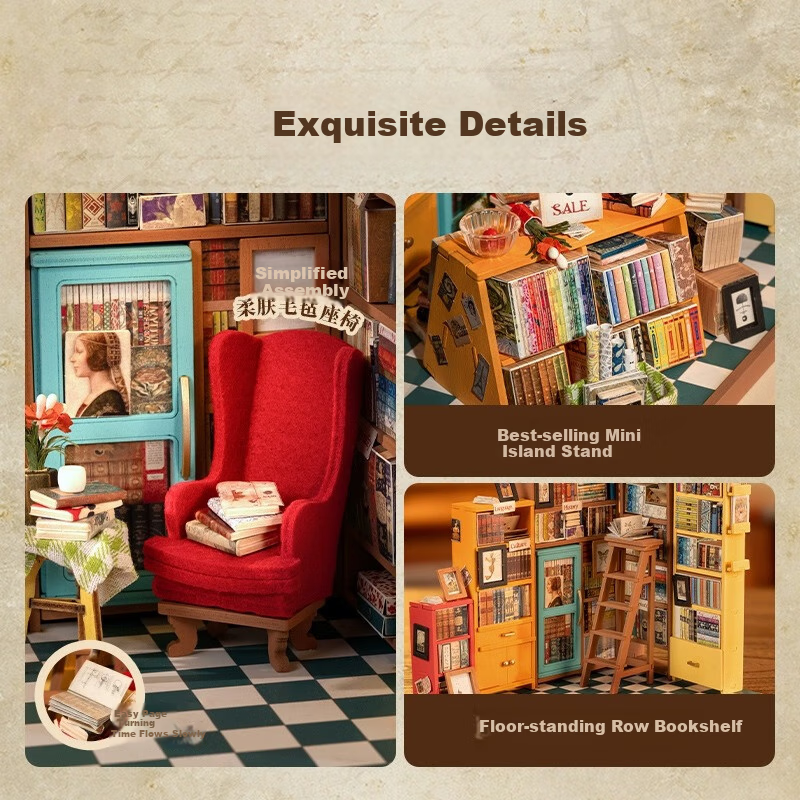 Rolife DIY деревянный домик-конструктор для детей 14+ сборка вручную игрушка Характеристики：Самс Клаб