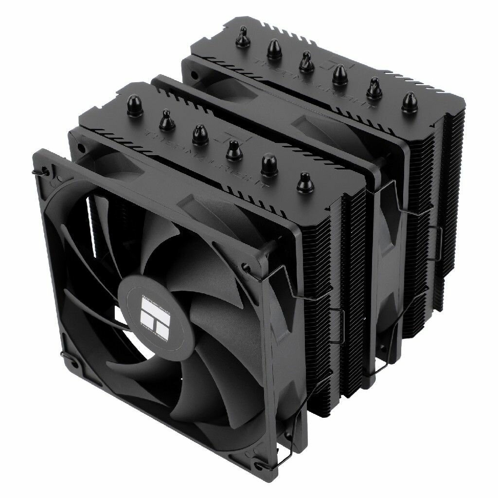 Кулер для процессора Thermalright Peerless Assassin 120 SE Black LGA115X/1200/1700/1851/AM4/AM5 (Dual Tower, 2x120mm PWM Fan, медное основание, 6 тепл. трубок 6мм) / TRPA120SEB