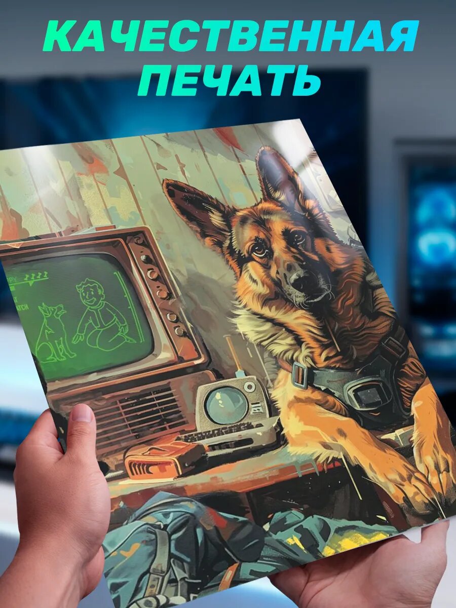 Постер на стену на металле Fallout — фото 1