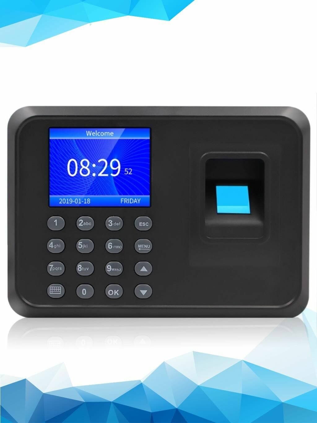 Биометрический терминал учёта рабочего времени