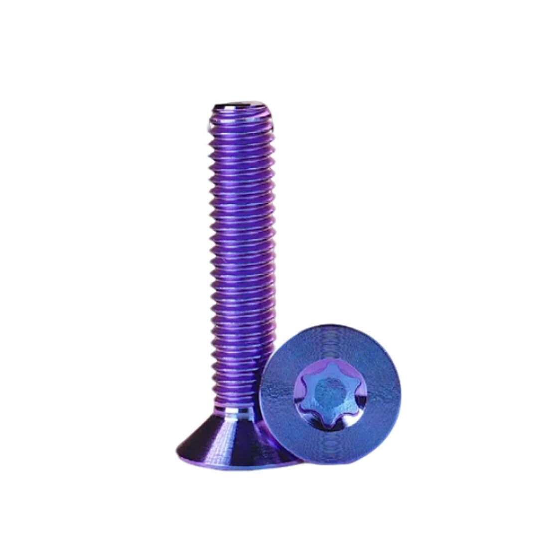 Титановые болты Torx M4 M5 M6 для велосипедов и мотоциклов Blue Purple, M6x30mm(1Pcs)
