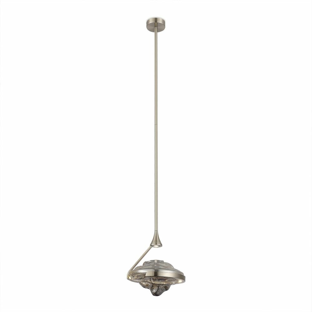 SL6115.103.01 Светильник потолочный ST-Luce Никель/Дымчато-Серый LED 1*19W 3000K.