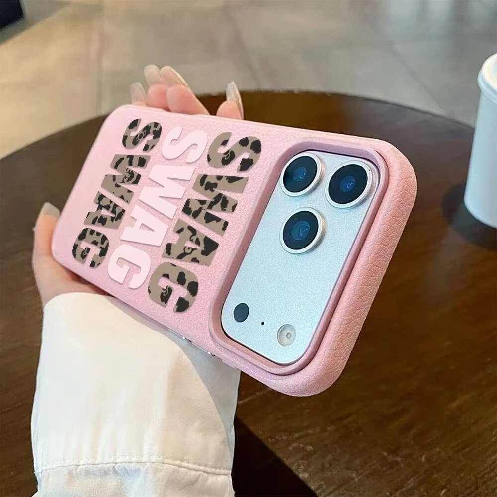 Розовый чехол Swag для iPhone X