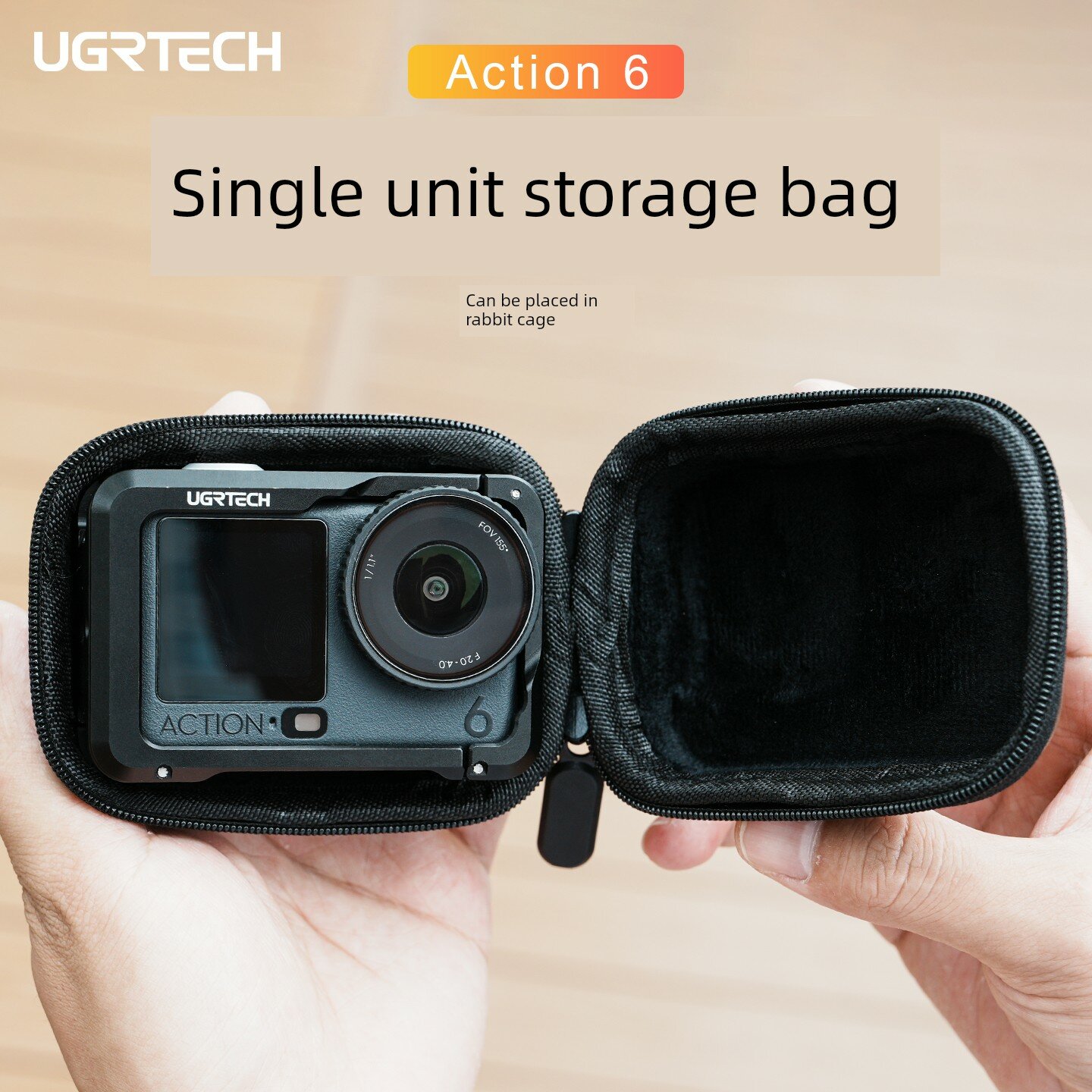 Чехол для DJI Action 6 совместимый с камерами Action 5 Pro/4/3