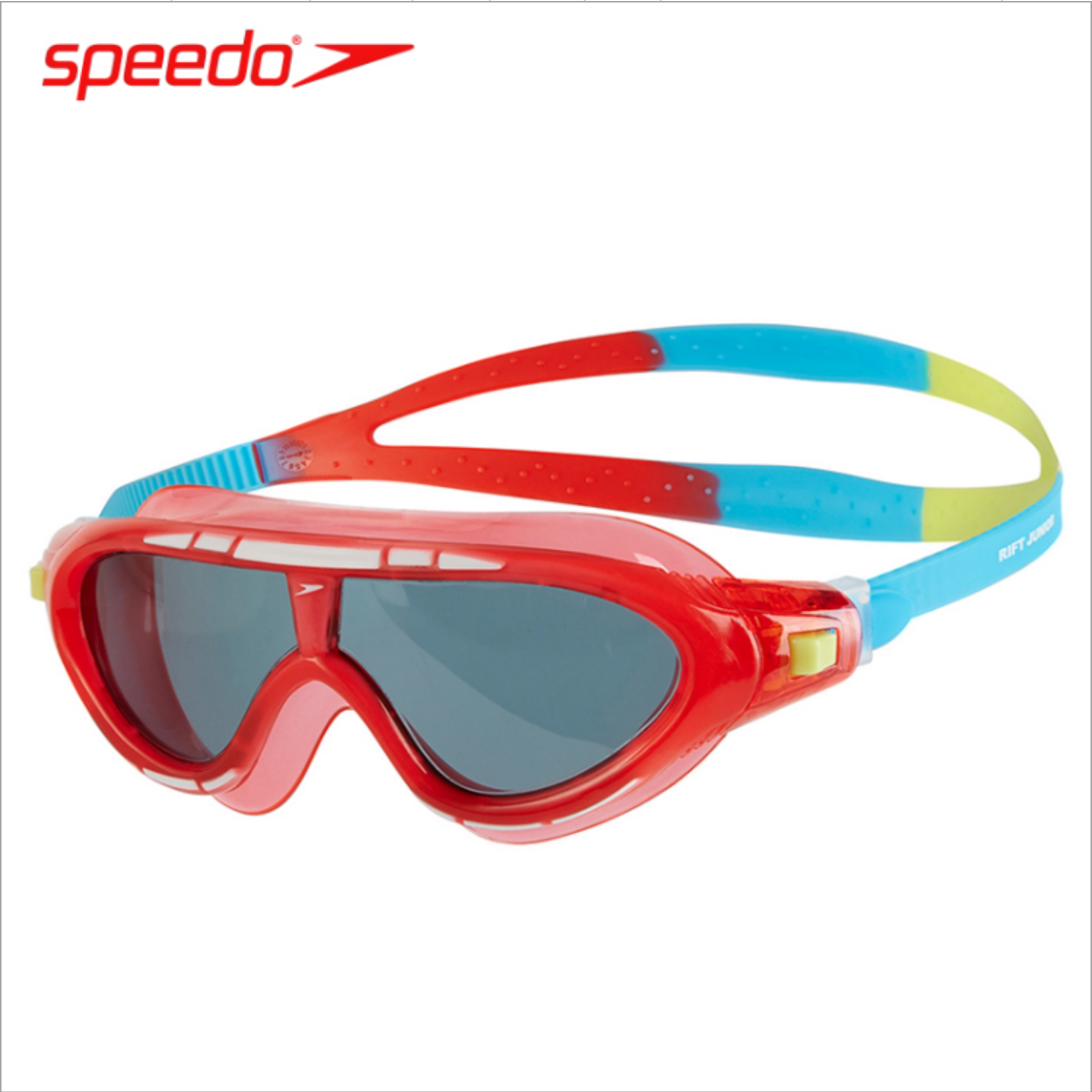 Спортивные очки для плавания Speedo для детей с антизапотеванием и водонепроницаемостью, удобная посадка, красные