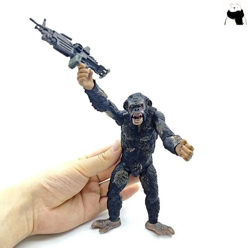 Коллекционная Фигурка Подъем планеты LUCA, KOBA, CAESAR, NECA Rise of the Planet of the Apes 18 CM