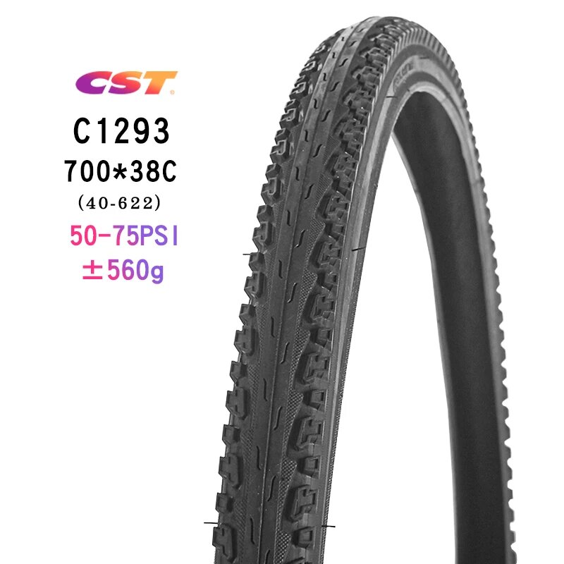 Велосипедные шины CST C1293, 700x38C, 40-622 Шины для горных велосипедов